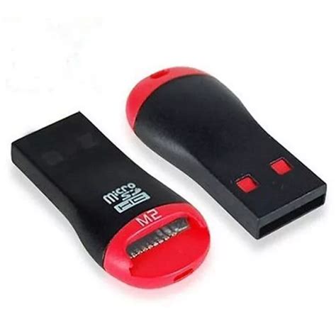 1 Lector Tarjetas Usb 2 0 Sdhc Mini Micro Sd T Flash Tf M2 Mercadolibre