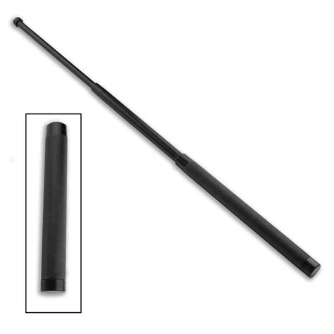 Expandable Metal Grip Baton 26 Black Expandable Baton
