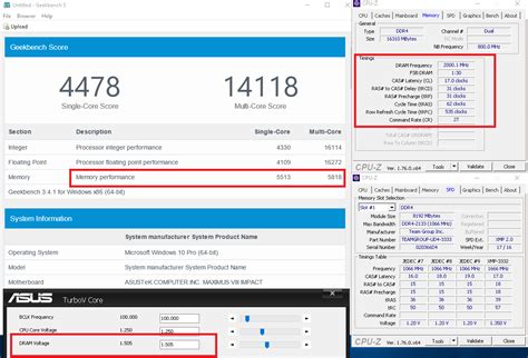 Binning 4 Kit Team Dark Pro Ddr4 3333 2x8gb Samsung B Die Ic Dengan Asus Maximus Viii Impact