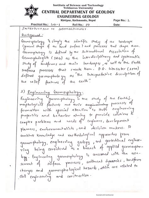 Geomorphology 1 Pdf