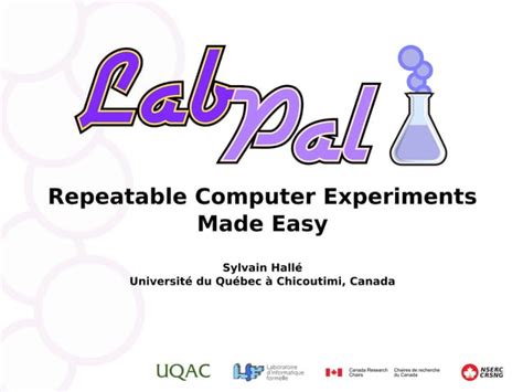 Labpal Repeatable Computer Experiments Made Easy Acm Workshop Talk Ppt