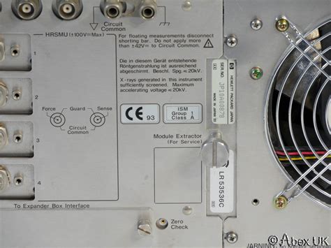 Hp Agilent 4156a Semiconductor Parameter Analyser Curve Tracer