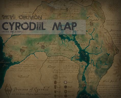 VKVII Oblivion Cyrodiil Map Weathered File ModDB
