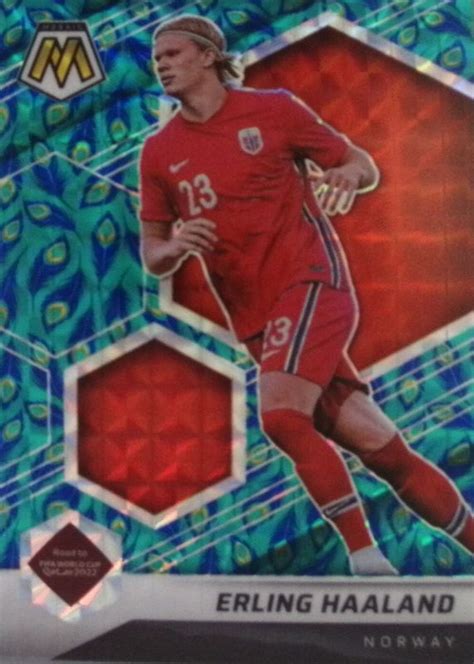 Erling Haaland 2021 Mosaic Road To Fifa World Cup 56 Choice Peacock