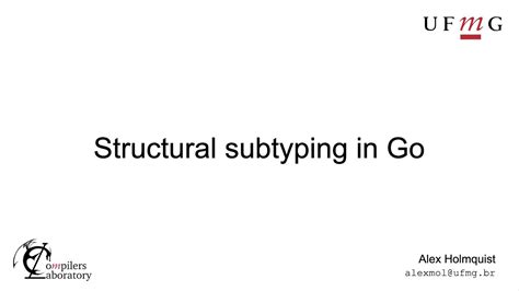 Structural Subtyping In Go Youtube