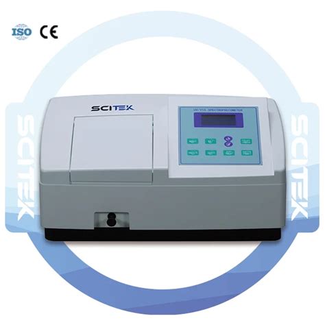 Scitek Uv Vis Spectrophotometer Silicon Photodiode Single Beam