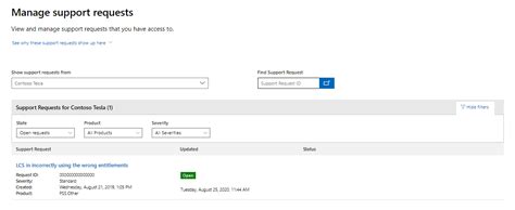 support request details and supporting information microsoft learn