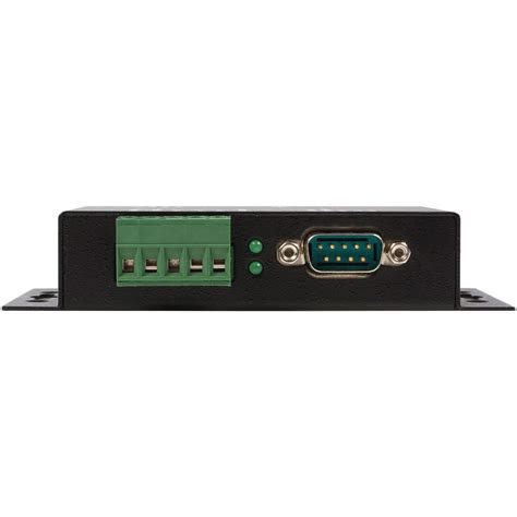 StarTech Com 1 Port Metal Industrial USB To RS422 RS485 Serial Adapter W Isolation 1 X DB 9