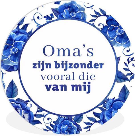 WallCircle Wandcirkel Muurcirkel Binnen Quotes Oma S Zijn