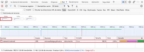 Inspeccionar Actividad De Red Microsoft Edge Development Microsoft Learn