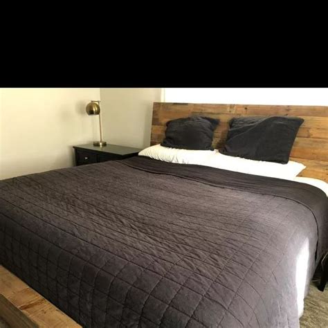 Full Queen Heavyweight Linen Blend Quilt White Casaluna Rayon