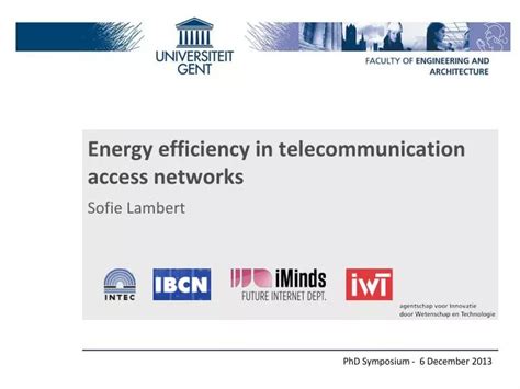 PPT Energy Efficiency In Telecommunication Access Networks PowerPoint Presentation ID
