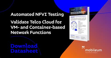 Datasheet Nfvi Testing Suite Mobileum