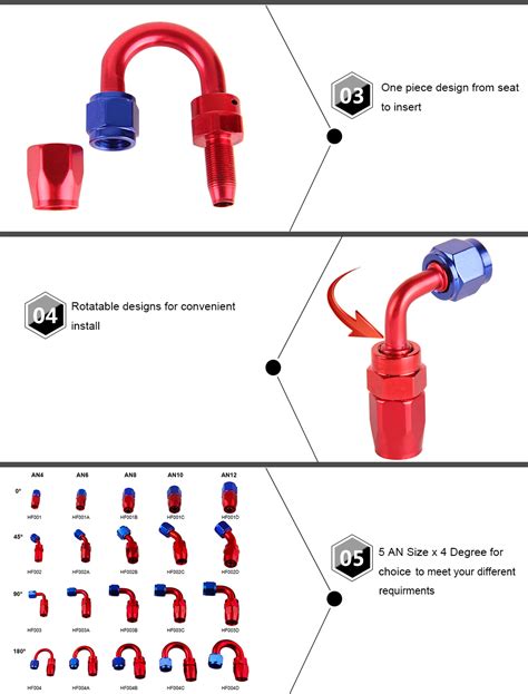 An Fittings Angle Fuel Swivel Fittings Angle Kit An 90 2599 Rc