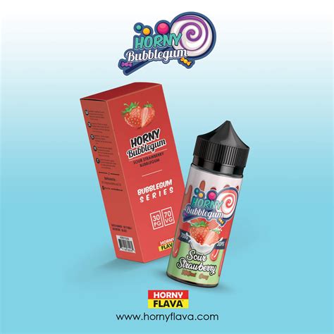 Sour Strawberry Bubblegum By Horny Bubblegum Si Omar Vape Store