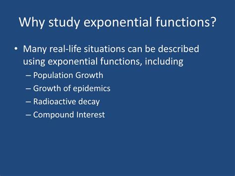 PPT Exponential Functions PowerPoint Presentation Free Download ID 2912466