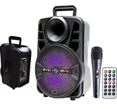 Caixa De Som Amplificada 1000w Pmpo Bluetooth Led Mp3 Usb