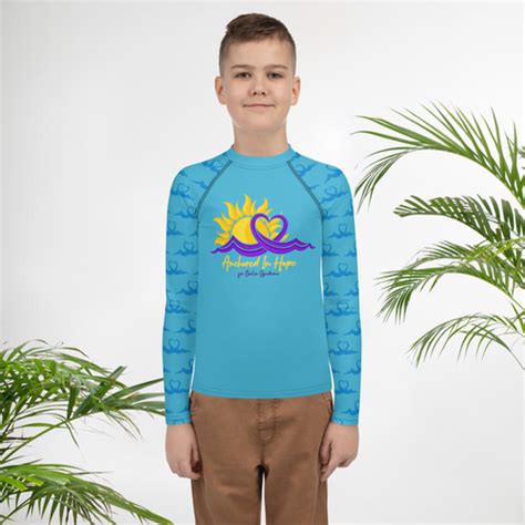 Anchored In Hope For Gorlin Syndrome Youth Rash Guard Anchoredin