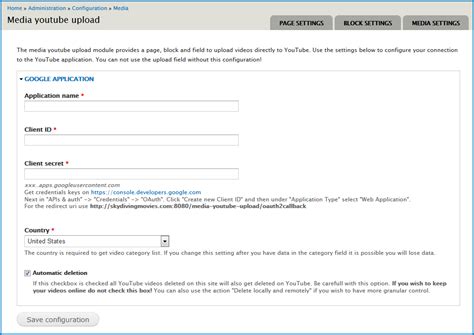 Media Youtube Upload Media Drupal Wiki Guide On