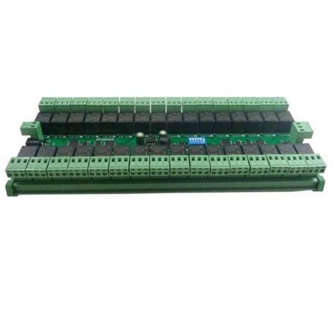 32ch 03 06 16 Modbus Rtu Rs485 Spdt Carte Relais 485 Bus Télécommande Commutateur Pour Led