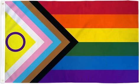 Inclusive Pride Flag 3x5ft Lgbtqia Pride Flag Lgbt Intersex Inclusive