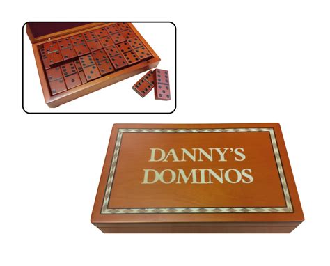 Custom Domino Set Quality Birch Dominos And Birch Case With