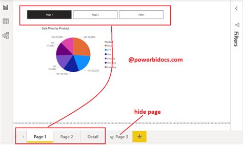 Page Navigator In Power BI Power BI Docs