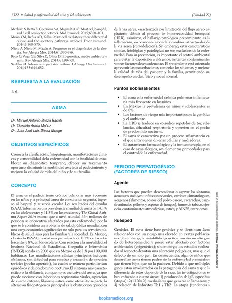 Asma capitulo de asma del libro de Martínez Pediatría Salud y