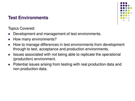 Ppt Test Environments Powerpoint Presentation Free Download Id 1765721