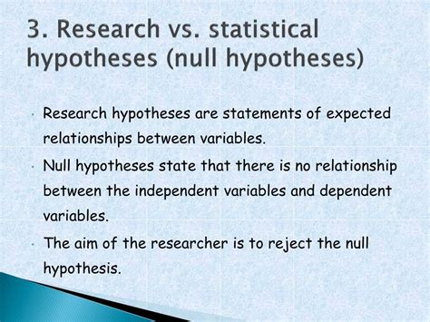 Ppt The Research Hypothesis Powerpoint Presentation Free Download