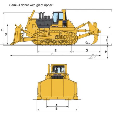 Komatsu D475a 5 Dozer Specs Weight And Dimensions Codeready