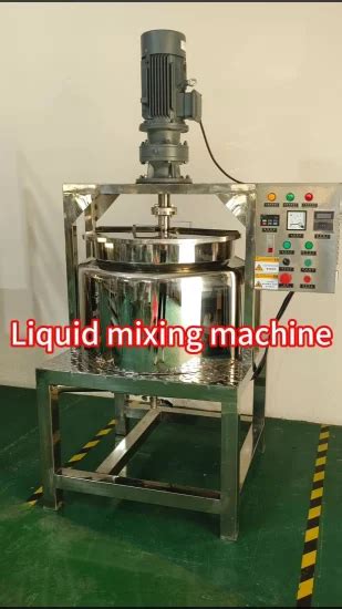 Liquid Stainless Steel Mixing Tank With Agitator Industrial Glue Liquid