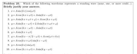 Solved Problem Which Of The Following Waveforms Chegg
