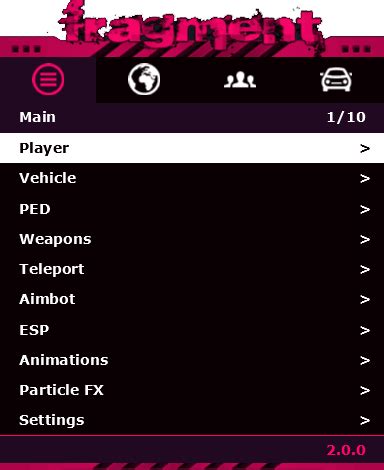 Fragment GTA Mod Menu Community Mods