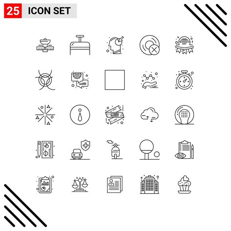 Editable Vector Line Pack Of 25 Simple Lines Of Day Gadget Analysis Disc Computers Editable