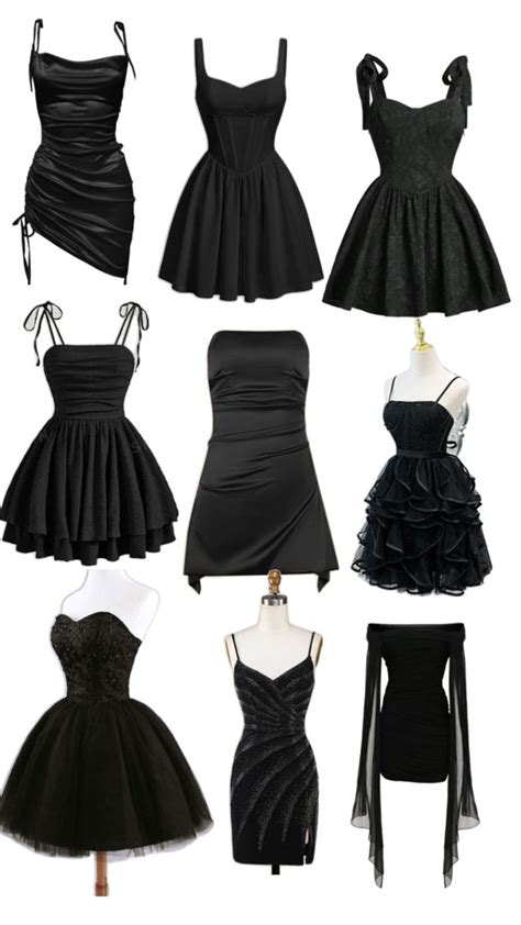 Black Hoco Dresses Mid Thigh Dress Formal Semi Formal Dress For