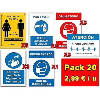 Señalización Terraza Covid 19 Pack 2 Carteles Terraza Bar