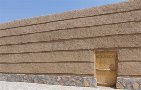 Vintage Arabian Buildings In Heritage Arab Village Stock Image Image