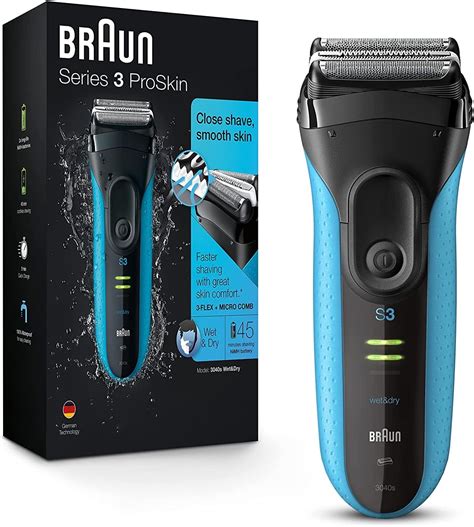 Amazon.com: Braun Series 9 9330s Rechargeable Wet & Dry Men's Electric ...