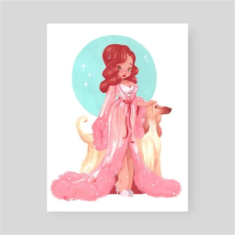 Pink Fluff An Art Print By Savannah Alexandra Inprnt