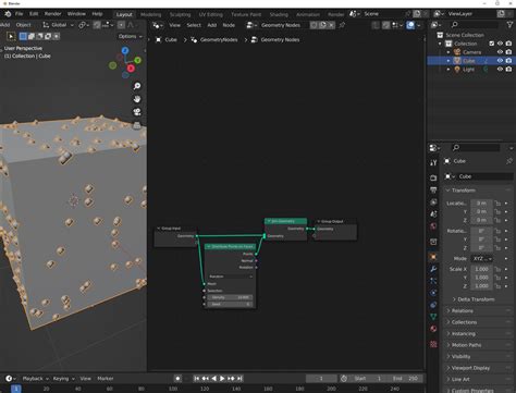 Geometry Nodes 33 Gn Distribute Points On Faces Placeholder Objects