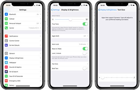 how to adjust text size and enable bold text on iphone ipad or apple