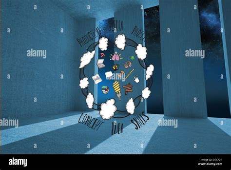 Composite Image Of Idea Flowchart Stock Photo Alamy
