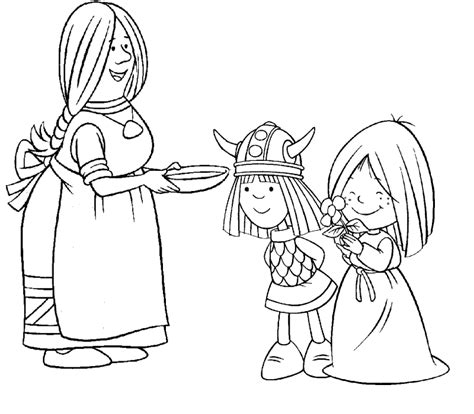 Coloriage Viking 149414 Personnages Dessin à colorier Coloriages