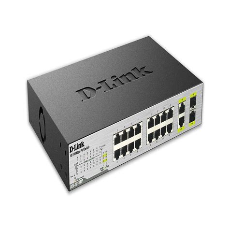 D-Link® Commutateur réseau (switch) 16 ports non-administrable DES-1018MP
