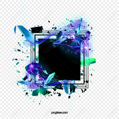 창의 자유형 그라디언트 일러스트 조각 텍스트 상자멋있는기하 Png 일러스트 무료 다운로드 Lovepik