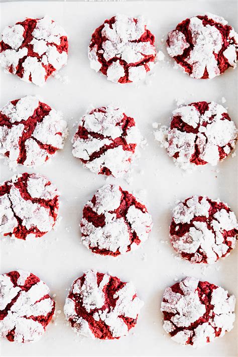 Chocolate Chip Red Velvet Crinkle Cookies No 2 Pencil