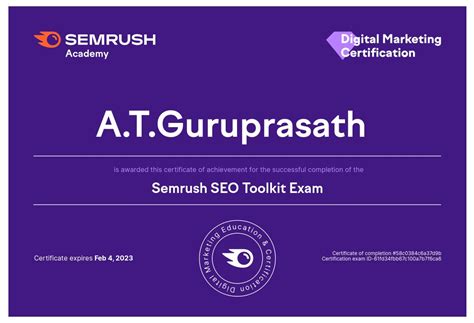 Guruprasath At On Linkedin Digitalamarketing Seoexpert Semrushacademy Digitalacademy360