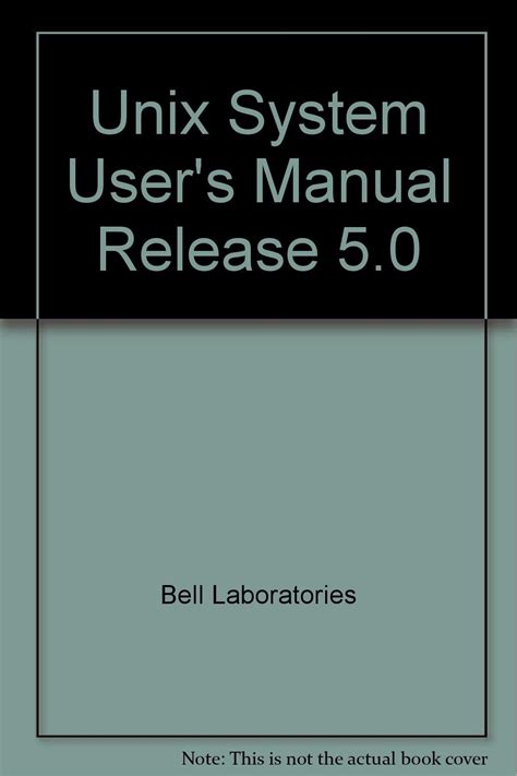 Unix System Users Manual Release 50 Bell Laboratories Books