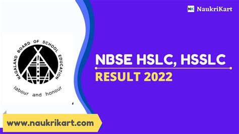 Nbse Hslc Hsslc Result 2022 Declared Check Nagaland Board 10th 12th